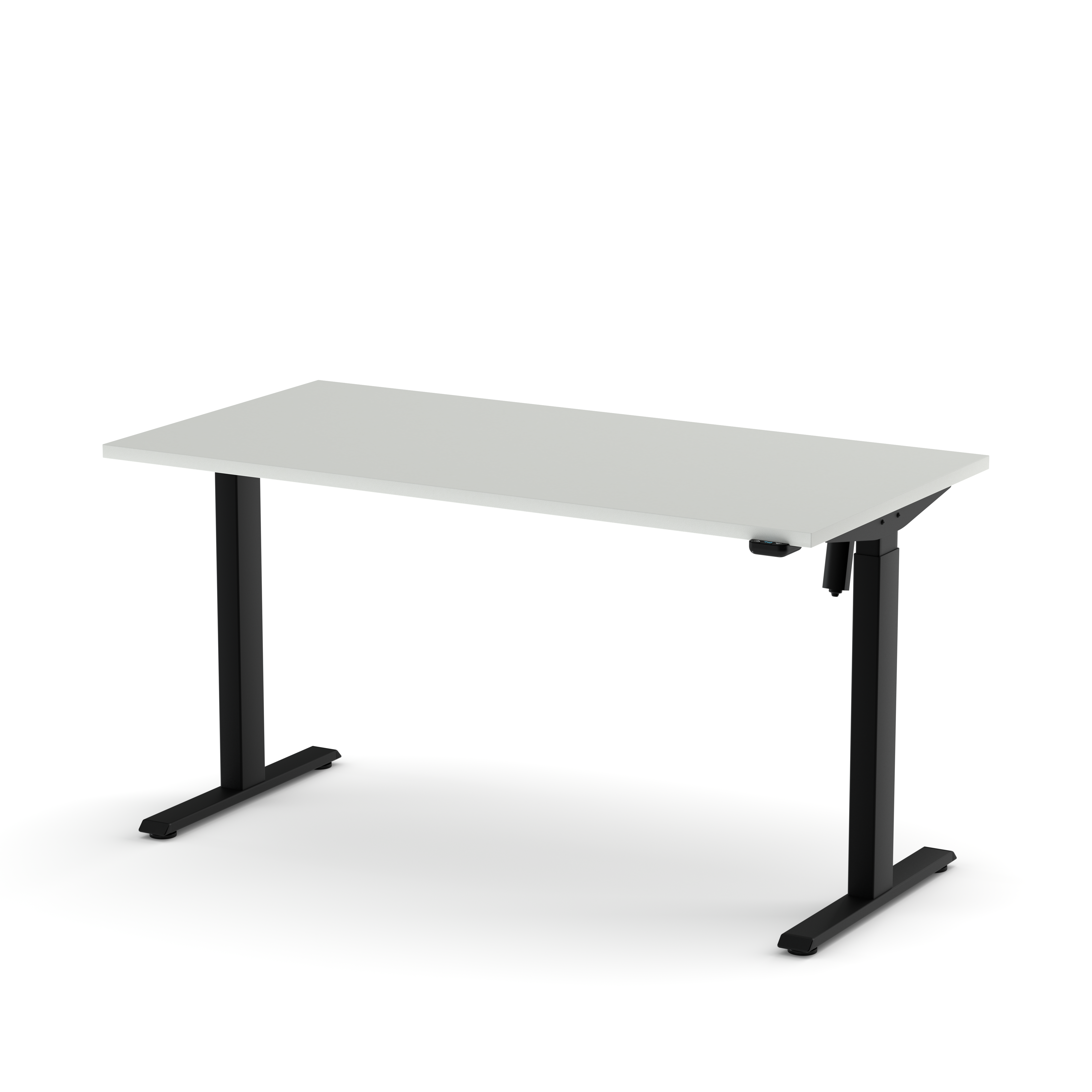 Schreibtisch eComo Platin Schwarz 135 x 65 cm