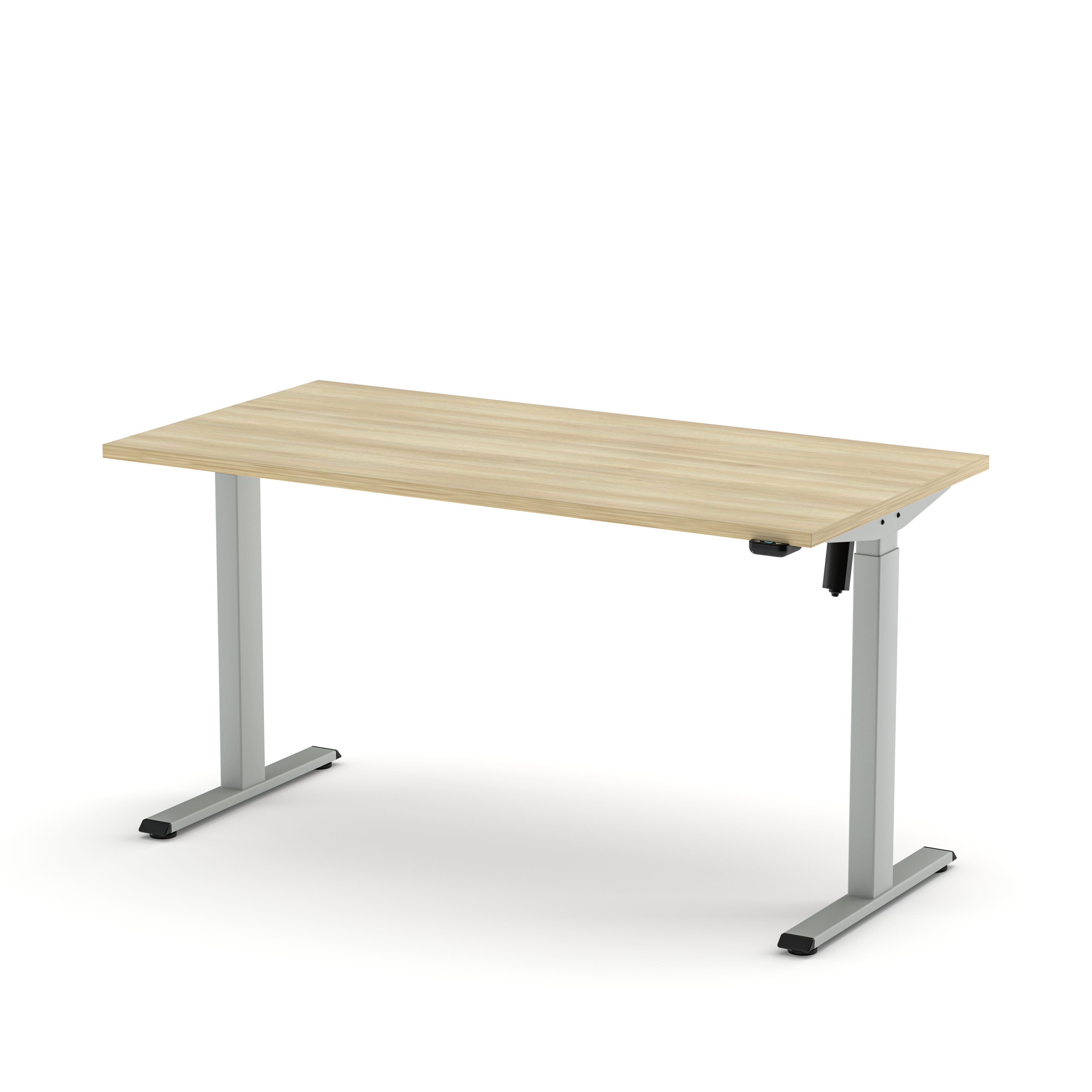 Schreibtisch eComo Akazie Aluminium 135 x 65 cm